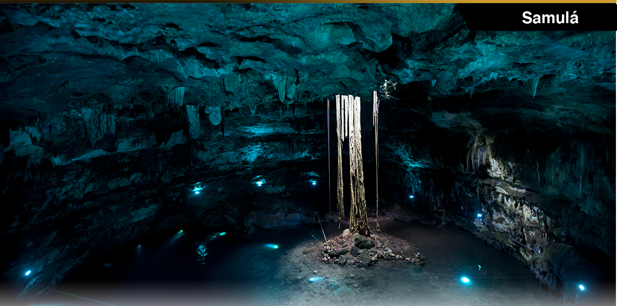 El Samulá, uno de los más bellos a la vista, es una caverna que se ...